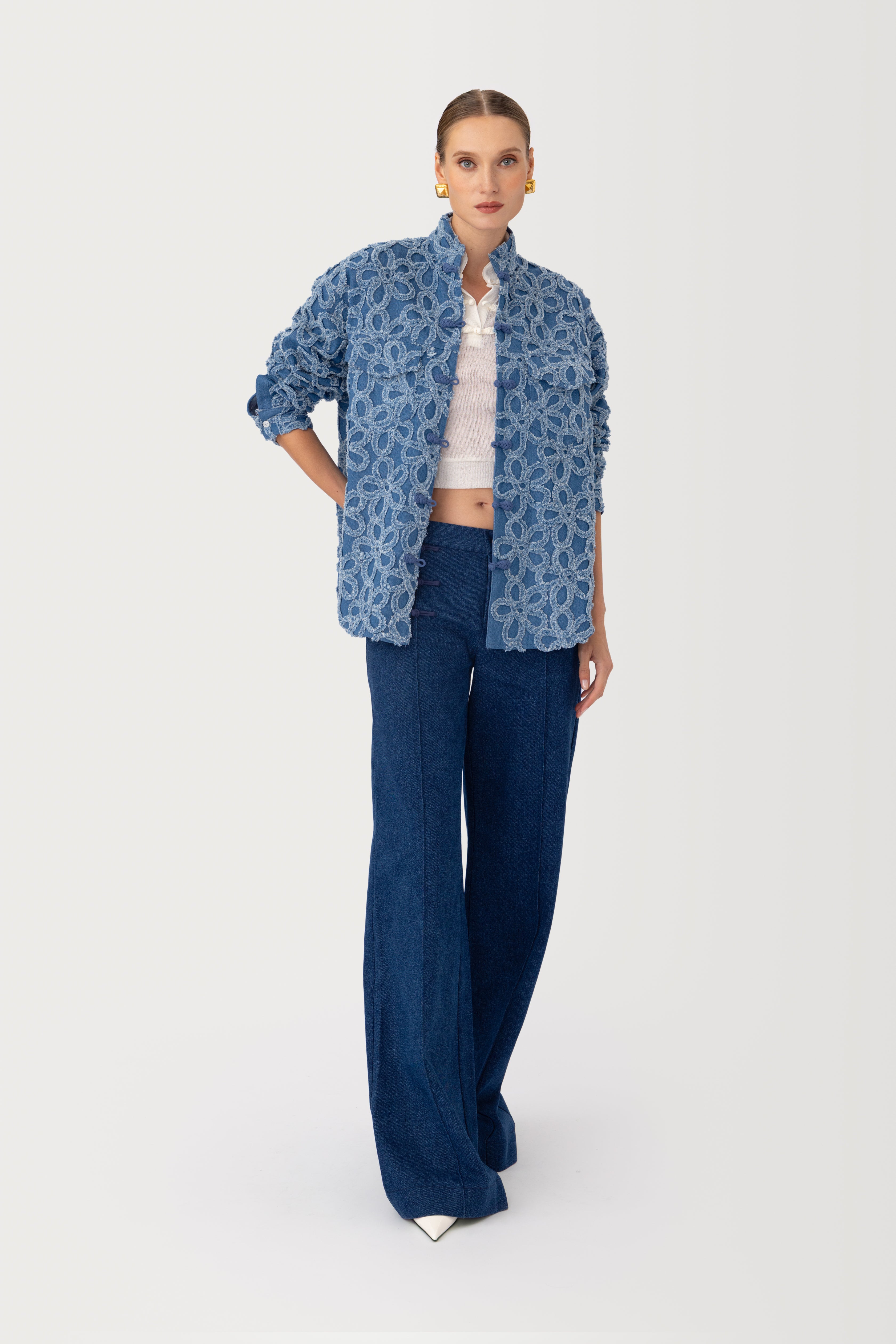 SAU LEE SAU LEE Enzo Tang Denim Jacket